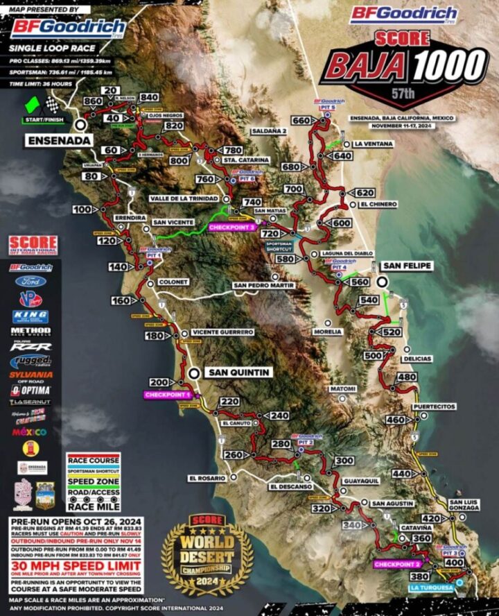 Triunfo de Olmedo y López en la 57° Score Baja 1000 | Campeones